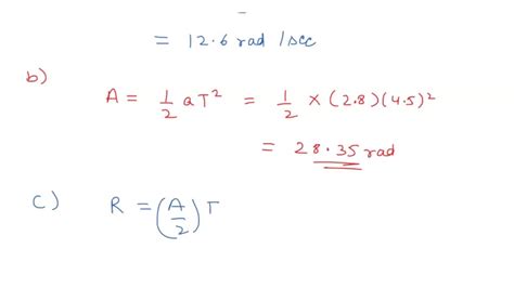 solved wheel released from rest ratating with constant angular