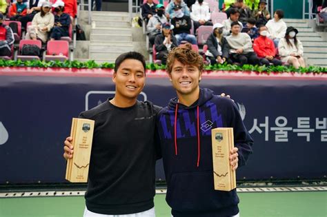 정윤성 서울오픈 챌린저 테니스 남자 복식 준우승 연합뉴스