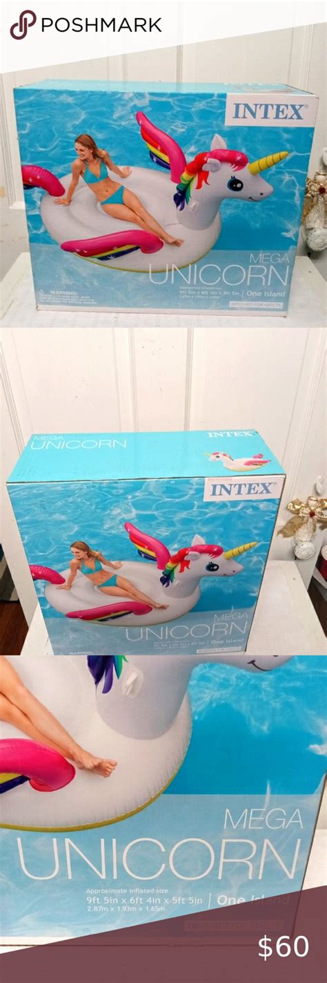 Intex Inflatable Mega Unicorn Float For Adults Only Unicorn Float