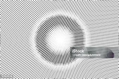 가운데점트 텍스처 흑백 점선 하프톤 벡터 배경입니다 둥근 점선 그라데이션 0명에 대한 스톡 벡터 아트 및 기타 이미지 0명 거친 건축물 Istock