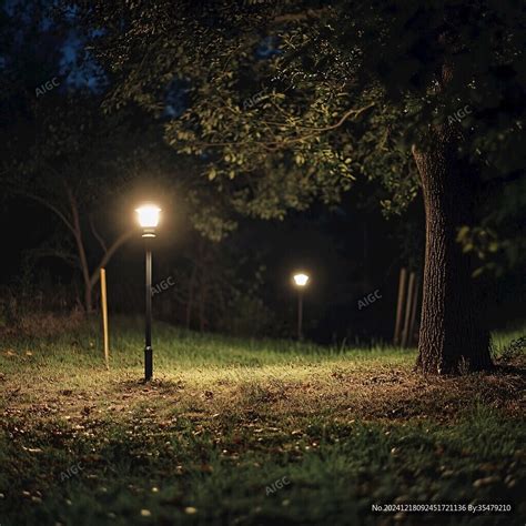 Ai创作图草坪夜晚灯 照树灯地灯 户外灯草坪灯 简约庭院地灯效果 Led草坪灯 草坪灯光源 地灯草坪灯 草坪灯插地灯 草坪节能灯 户外花园灯 树木下的灯 庭院感应灯 草坪地灯 河堤草坪路灯