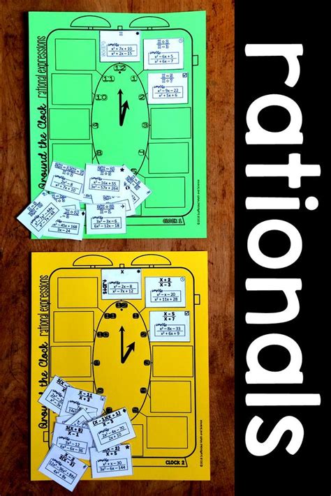 Simplifying Rational Expressions Math Partner Scavenger Hunt Activity