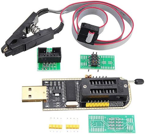 Amazon Com USB Programmer CH A LCD Burner Chip EEPROM BIOS Writer SPI Flash TE