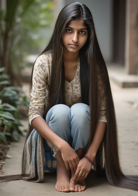 Portrait Of An 18 Year Old Indian Girl By Komal Love Playground