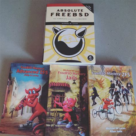 Finally Jumped On Freebsd And Loving The Design And Simplicity These Books Have Been Great R