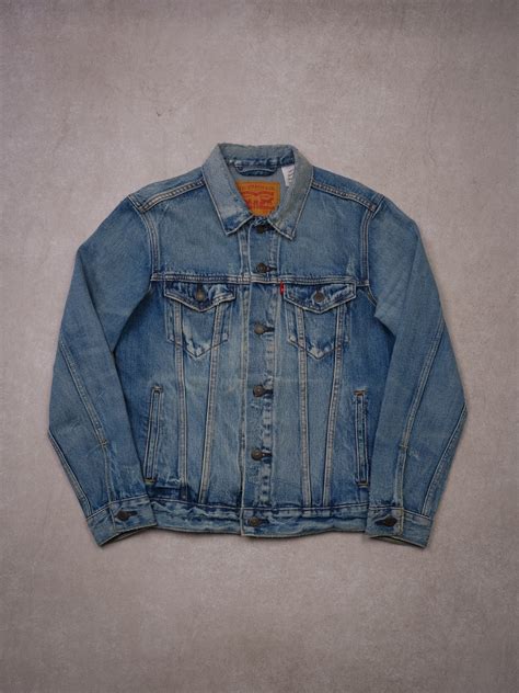 Vintage Washed Blue Levis Denim Jacket S Rebalance Vintage