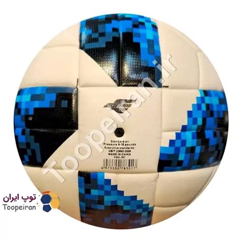 خرید و قیمت توپ فوتبال فاکس طرح تلستار سایز 5 رنگ آبی از غرفه توپ ایران