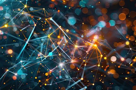 Premium Photo Background Network Technology Abstract Datum Connection