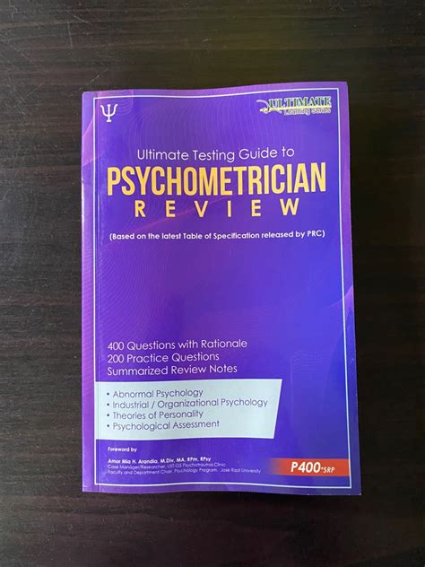 Ultimate Testing Guide To Psychometrician Review Hobbies And Toys Books And Magazines Textbooks