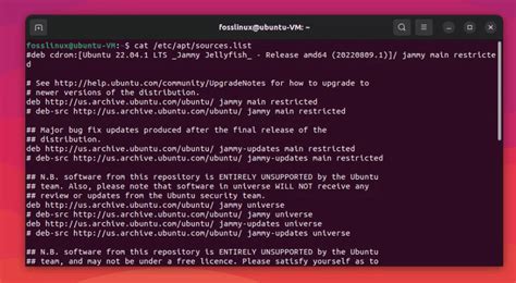 Fixing Repo Issues Resetting Your Linux Sourceslist File