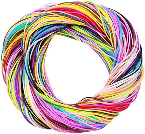 Scoubidou Strings Bundle 200pcs Plastic Scubidu Scooby Strings Scoubidou Bands Coloured