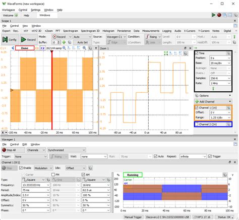 How Can I Do Frequency Modulation With The Ad2 Test And Measurement Digilent Forum