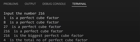 Python Program For Perfect Square And Perfect Cube Factors Of A Number And Count Of Factors
