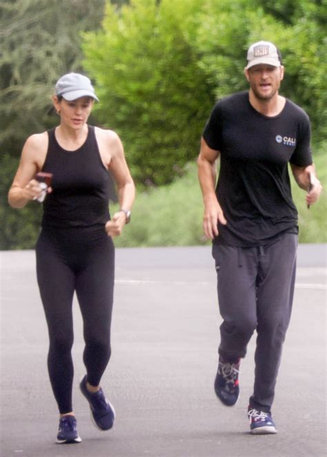 Jennifer Garner And John Miller Out Jogging In Brentwood 08142023