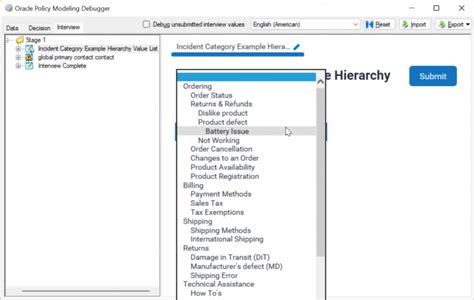 Oracle Intelligent Advisor Entity Collect Extension Load B2c Product Hierarchy Intelligent