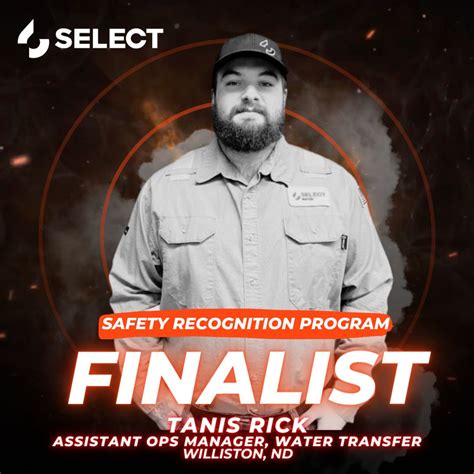 Select Water Solutions On Linkedin Safetyrecognitionprogram
