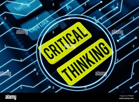 Conceptual Display Critical Thinking Concept Meaning Sequence Of