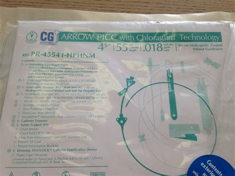 New Arrow Pr 45541 Hphnm Picc With Chloragard Technology 80cm
