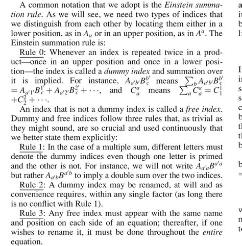 einstein summation r mathematics