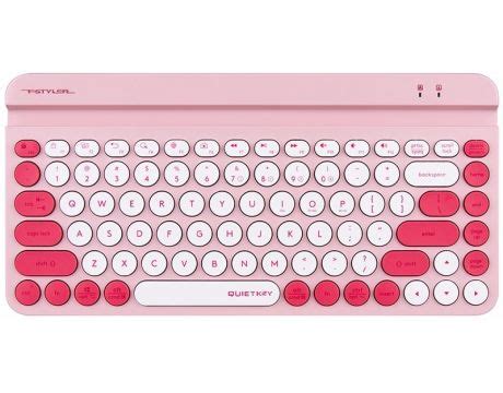 Безжична клавиатура A TECH FBK розов A KEY FBK RASPBERRY A KEY FBK RASPBERRY на топ