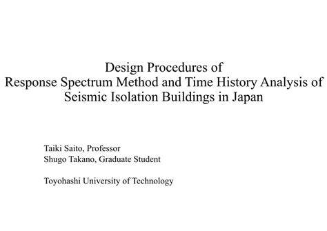 Pdf Design Procedures Of Response Spectrum Method Response Spectrum Method And Time Pdf Design Procedures Of Response Spectrum Method Response Spectrum Method And Time