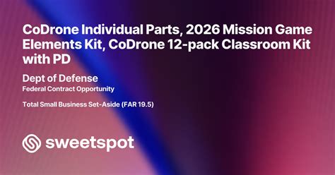 Codrone Individual Parts 2026 Mission Game Elements Kit Codrone 12