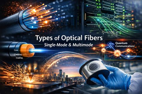 Types Of Optical Fibers Single Mode Vs Multimode Applications And
