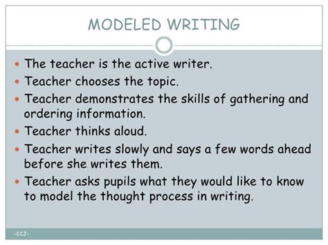 Teaching Writing