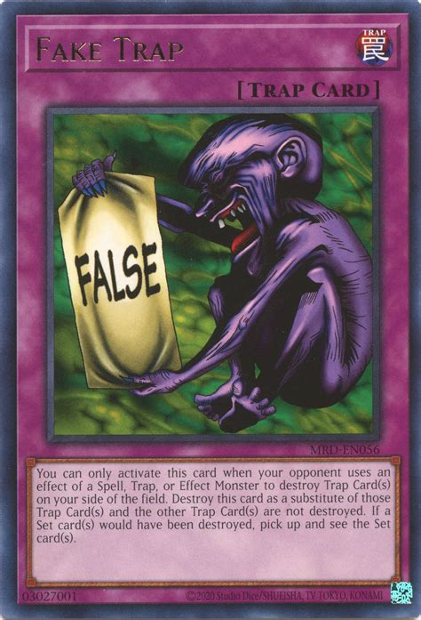 Fake Trap Metal Raiders 25th Anniversary Edition Yugioh