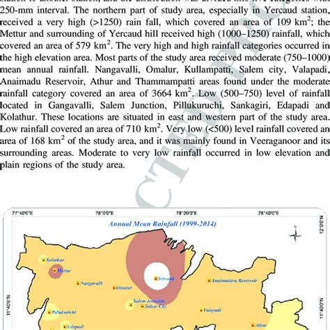Spatial Distribution Map Of Annual Mean Rainfall Download Scientific