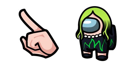Among Us Billie Eilish Character Cursor Custom Cursor