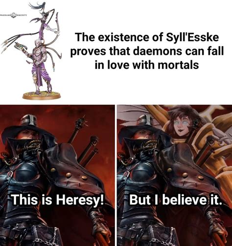 To Be Fair Celestine Is A Daemon Princess Of The Emperor So Human To Begin With Rgrimdank