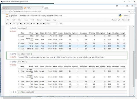 Reconnecting To Session · Issue 99 · Sassoftwaresaspy · Github