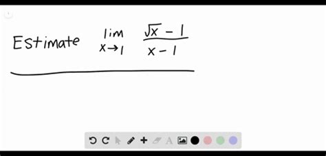 SOLVED Estimate The Limit Numerically Or State That The Limit Does Not Exist If Infinite State