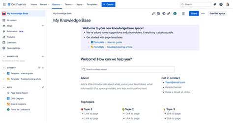 how to create a confluence space in three steps