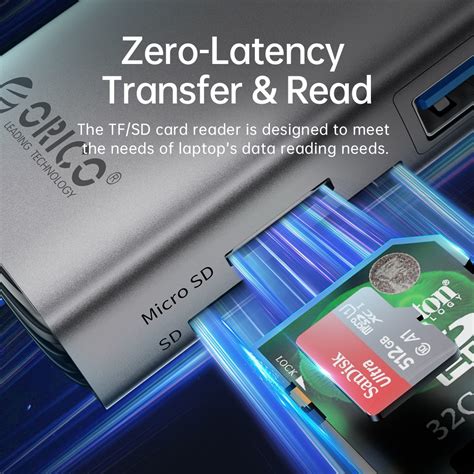 ORICO PW PM Type C USB C In Gbps Multifunction Docking Station Card Reader Silver