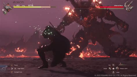 Clive Fights Ifrit In New Final Fantasy Xvi Video Game News