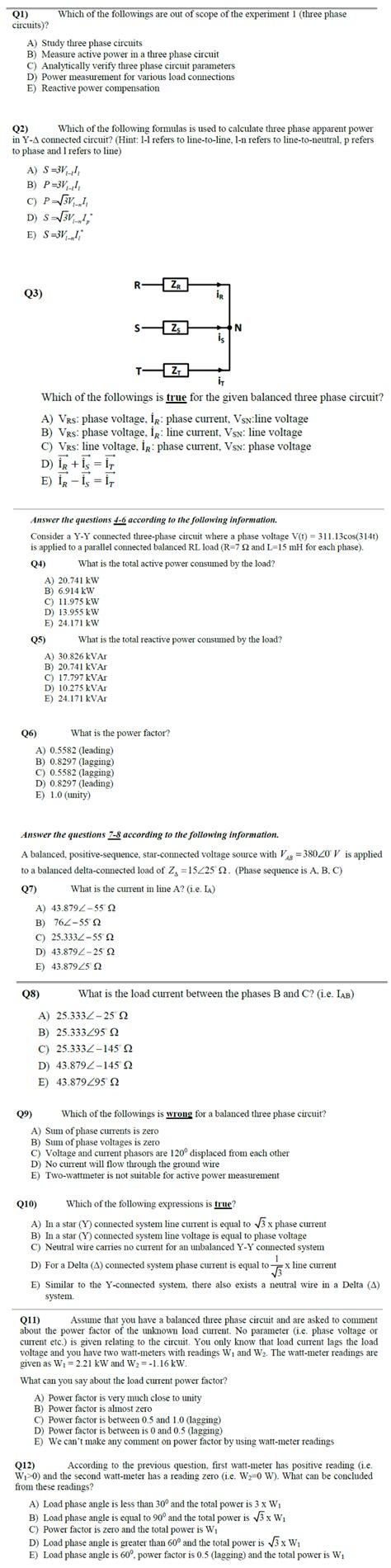 Solved Q1 Circuits Which Of The Followings Are Out Of Chegg Com
