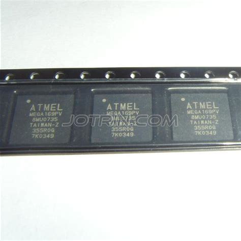 atmega169pv 8mu microchip embedded processors and controllers jotrin