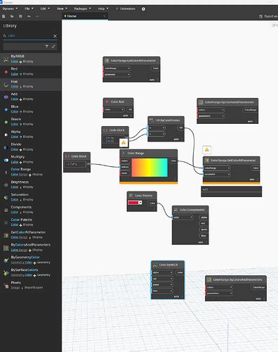 Color Coding Revit Dynamo