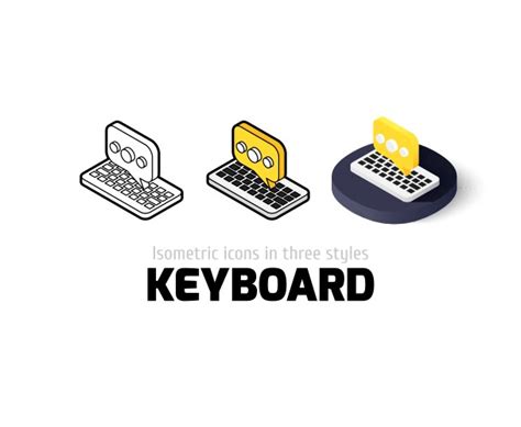 Esc Keyboard Button Icon Of Different Types Vector Image