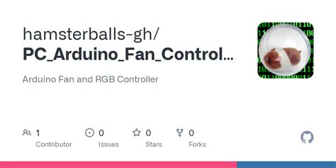 Github Hamsterballs Gh Pc Arduino Fan Controller Arduino Fan And Rgb Controller