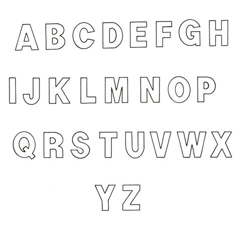 Get Personal With Our Free Alphabet Template Worksheets Library