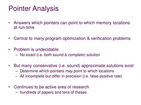 Ppt Pointer Analysis In Java Programs Powerpoint Presentation Free