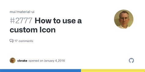 How To Use A Custom Icon · Issue 2777 · Muimaterial Ui · Github