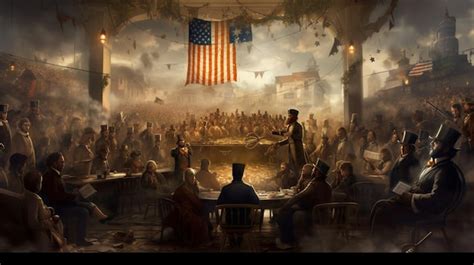 Premium Ai Image Observing The Passing Of The 13th Amendment