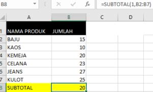 Kumpulan Rumus Excel Lengkap Contoh Perhitungan Dengan Gambar Dan Cara Penggunaannya Blog
