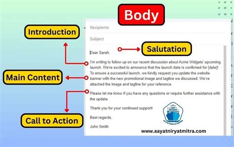 Email Structure Mastery Elevate Your Communication Skills In Aayat Niryat Mitra