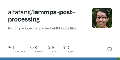 github altafang lammps post processing python package that parses