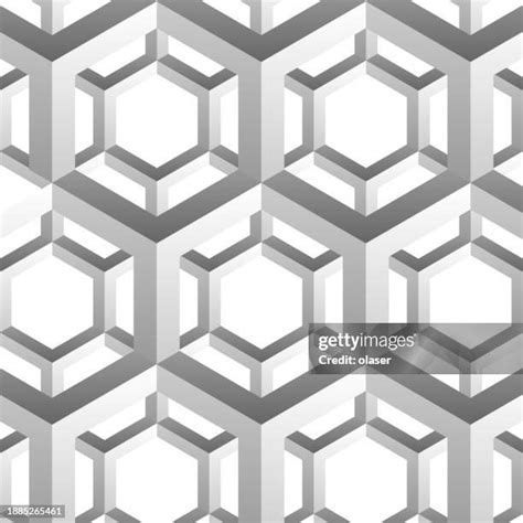 Two Layer 3d Pattern Of Hexagon Mesh High Res Vector Graphic Getty Images
